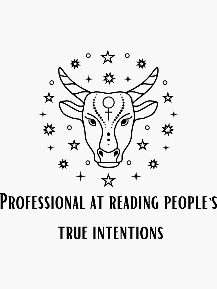 "Professional at reading people`s true intentions" Sticker by ...