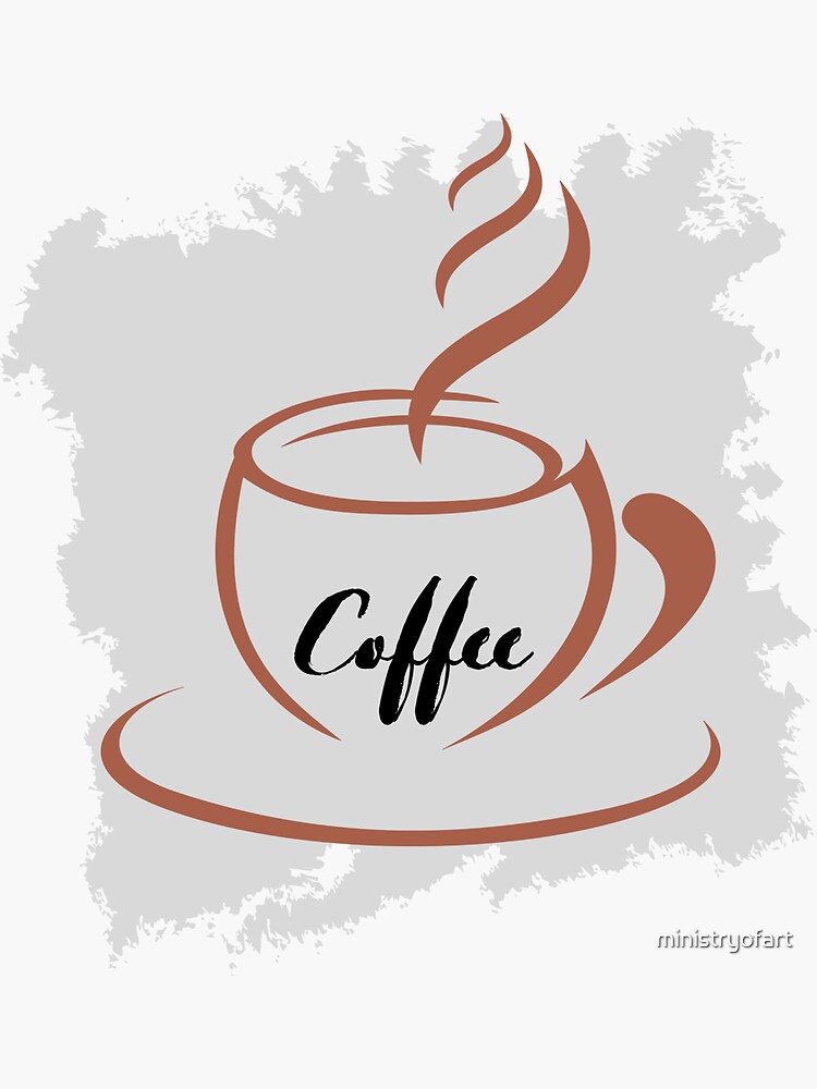 "Coffee Solves Everything" Sticker for Sale by ministryofart | Redbubble