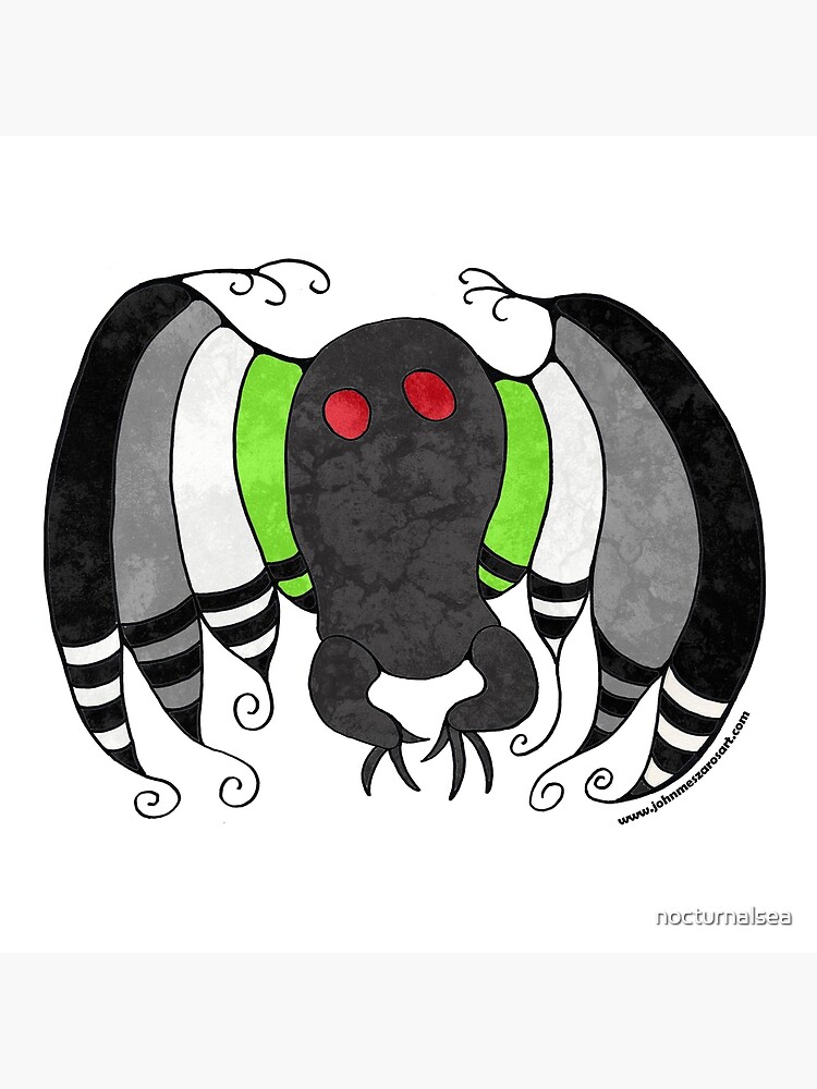 "Agender Moth Cryptid" Poster for Sale by nocturnalsea | Redbubble