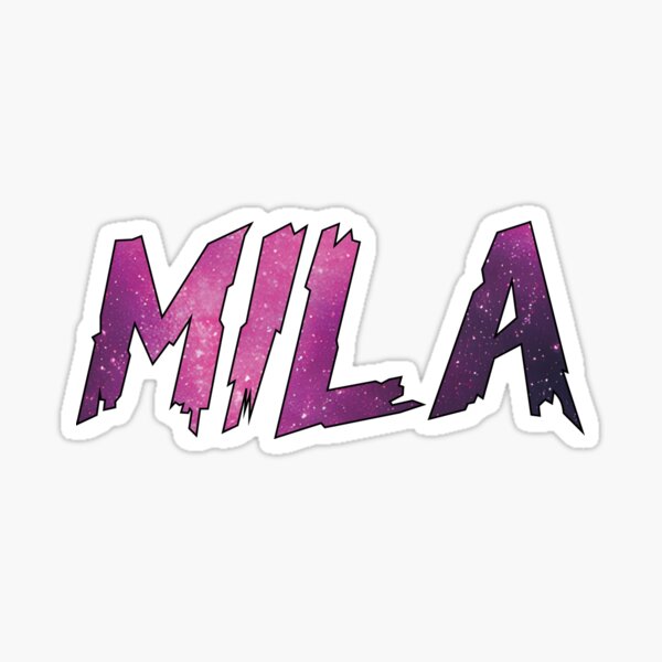 "MILA Name IV - My name is MILA - typography name - Galaxy Vibe ...