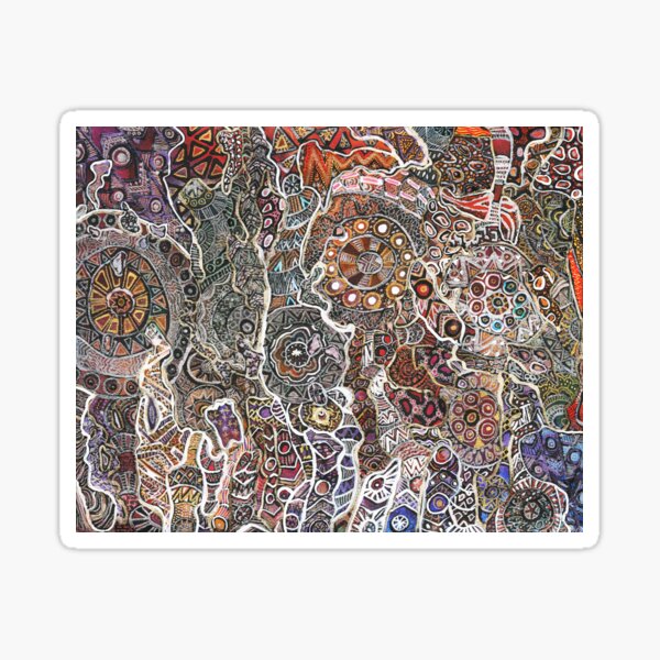 "Greed" Sticker by nastiaart | Redbubble