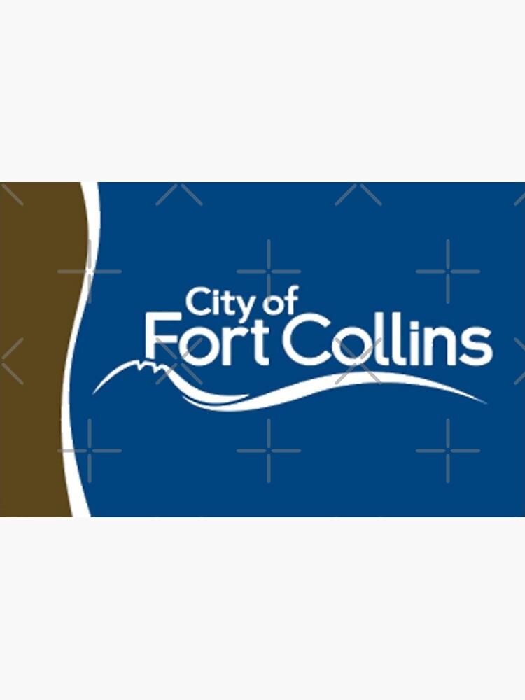 "Flag of Fort Collins, Colorado USA" Sticker by mo91 | Redbubble
