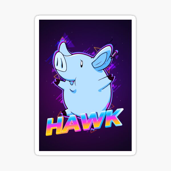 "Hawk | Seven Deadly Sins" Sticker for Sale by Fish6SticksP | Redbubble