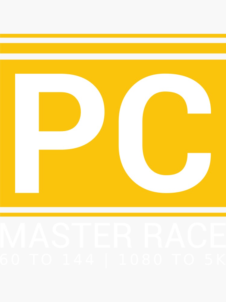 "PC Master Race 2" Sticker for Sale by LeetZero | Redbubble