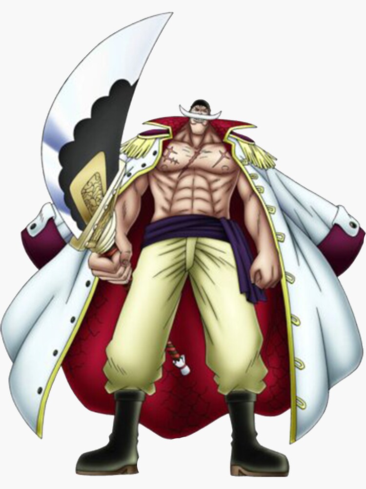 "whitebeard one piece" Sticker by davidalonso22 | Redbubble