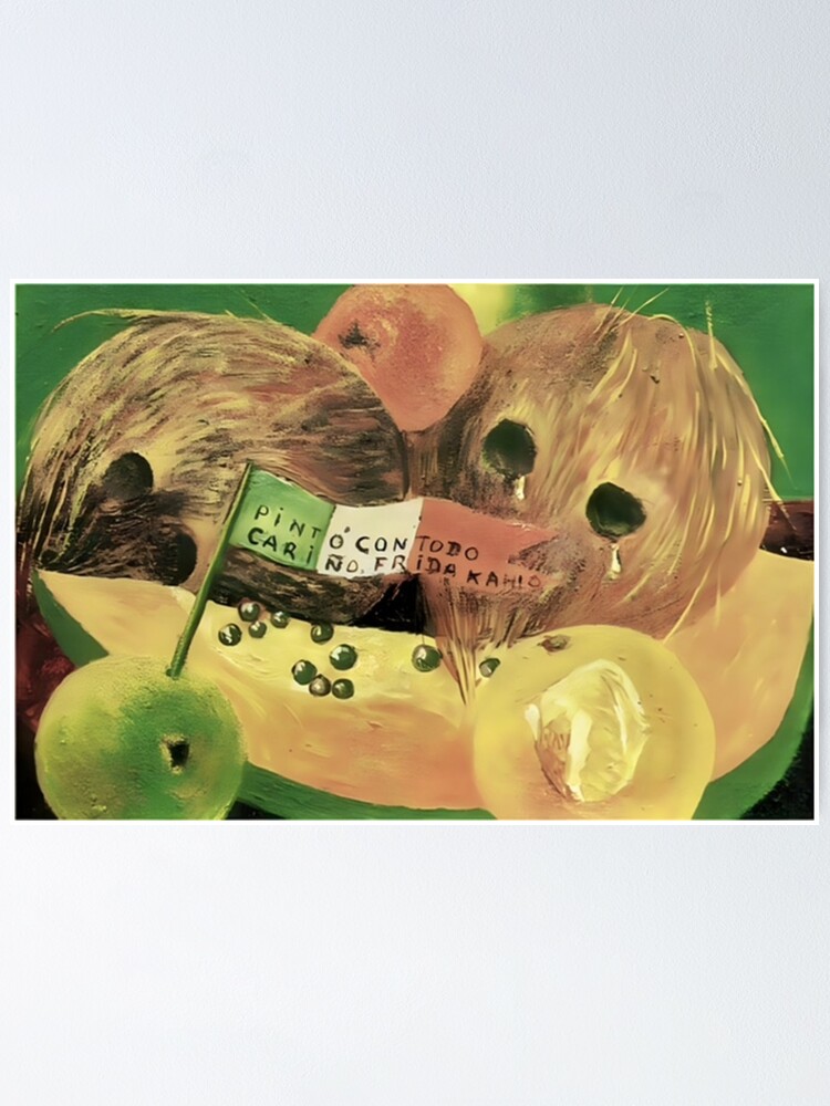 "Weeping Coconuts by Frida Kahlo" Poster for Sale by FridaBubble ...