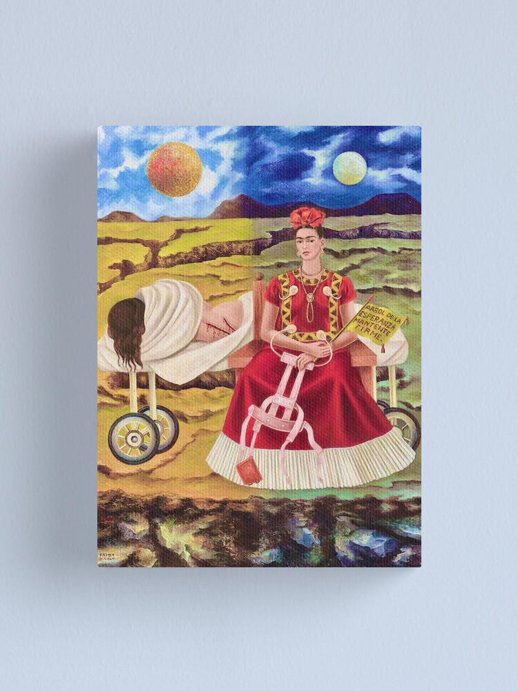 "Tree of Hope Remain Strong by Frida Kahlo" Canvas Print for Sale by ...