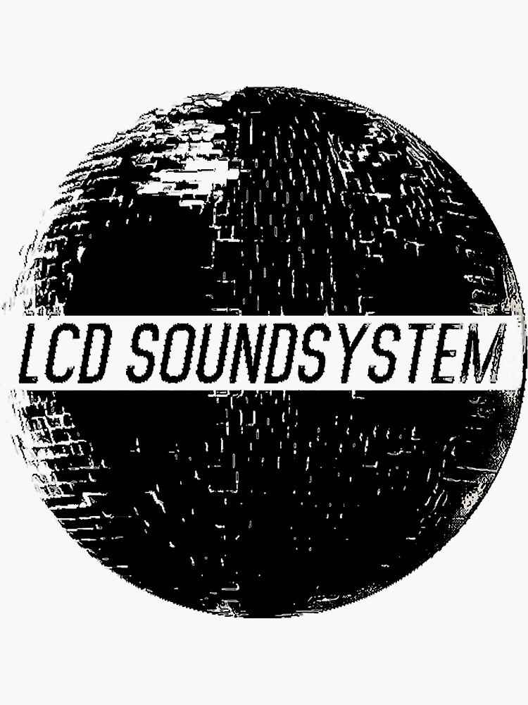 "LCD soundsystem art" Sticker by pheath1w | Redbubble