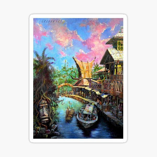 "The Congo Queen Making Portage." Sticker by stgrabowski | Redbubble