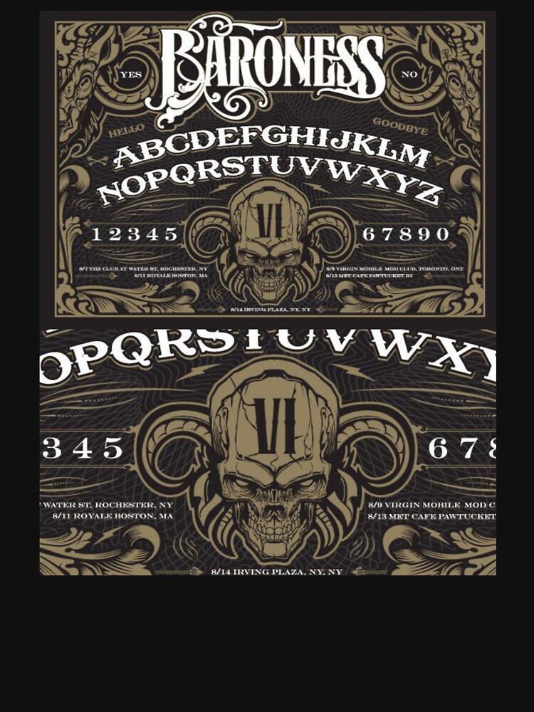 "b15- baroness and mussical" Classic T-Shirt for Sale by Jentoljentol ...