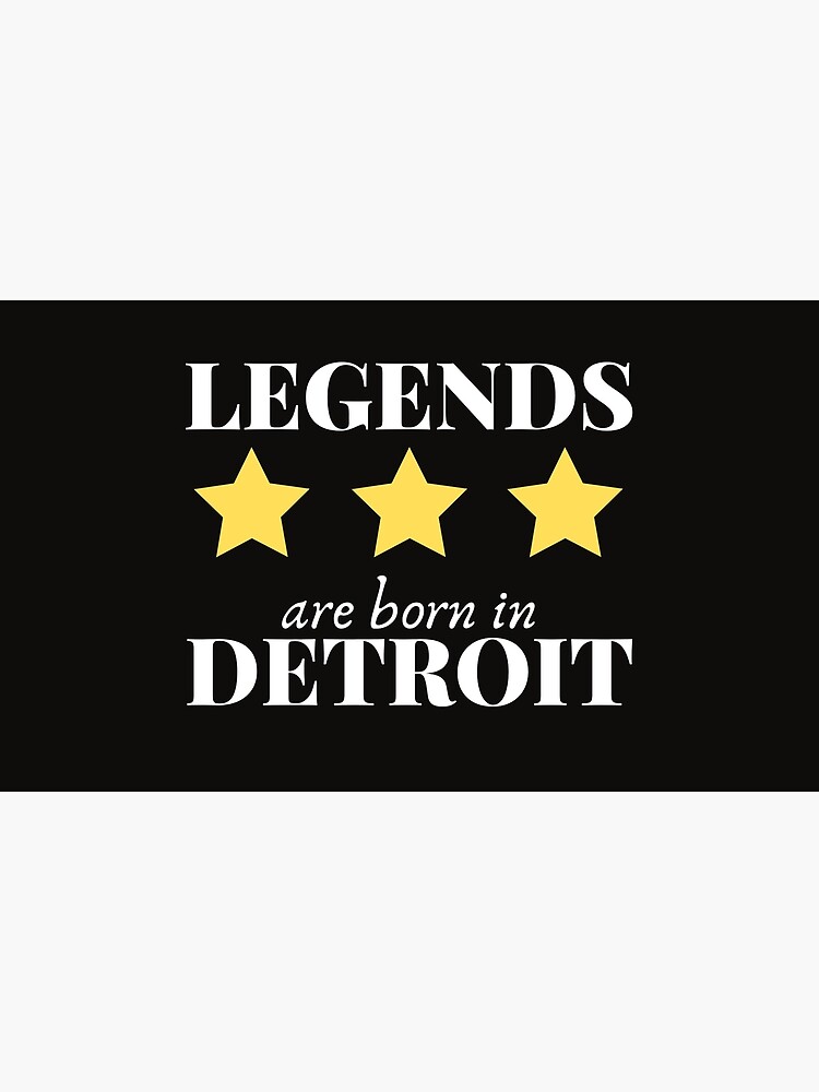 "Legends born in Detroit transparent" Poster for Sale by bdenny1982 ...