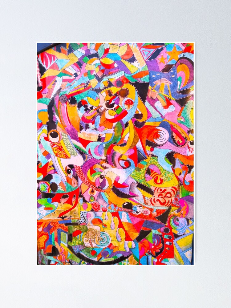 "Nimbin colour" Poster for Sale by Andykinoz | Redbubble