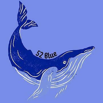 "52 Blue whale 52 Hz" Postcard for Sale by KoopTroop ⭐⭐⭐⭐⭐ | Redbubble