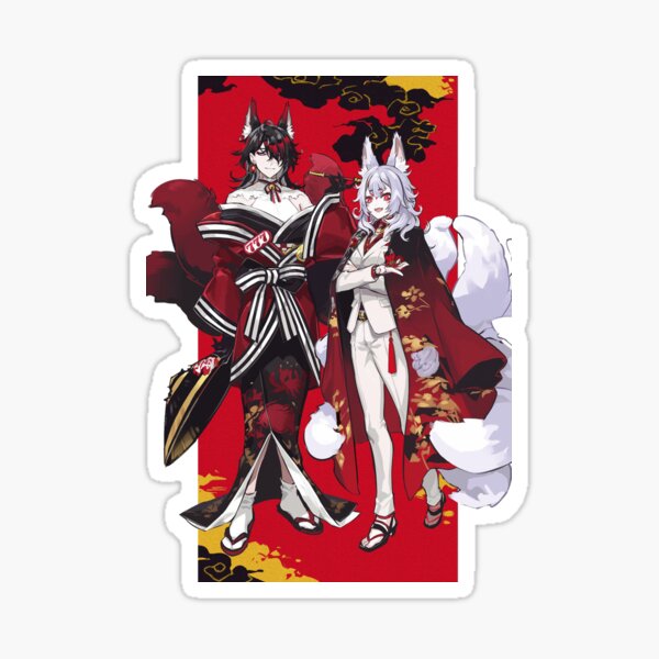 "luxiem - vox akuma" Sticker by Cute-ddlc | Redbubble