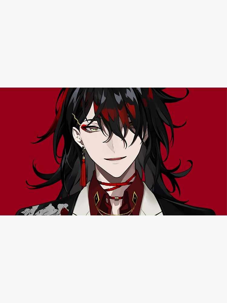 "luxiem - vox akuma" Sticker by Cute-ddlc | Redbubble