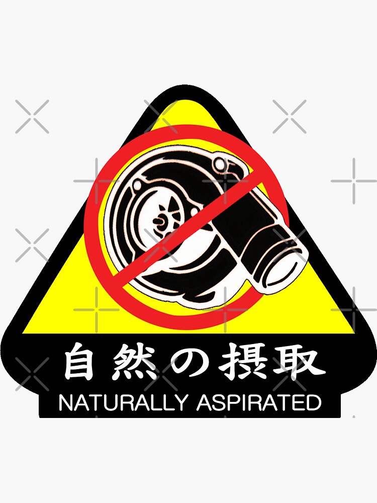 "JDM - Naturally Aspirated" Sticker for Sale by ShopGirl91706 | Redbubble