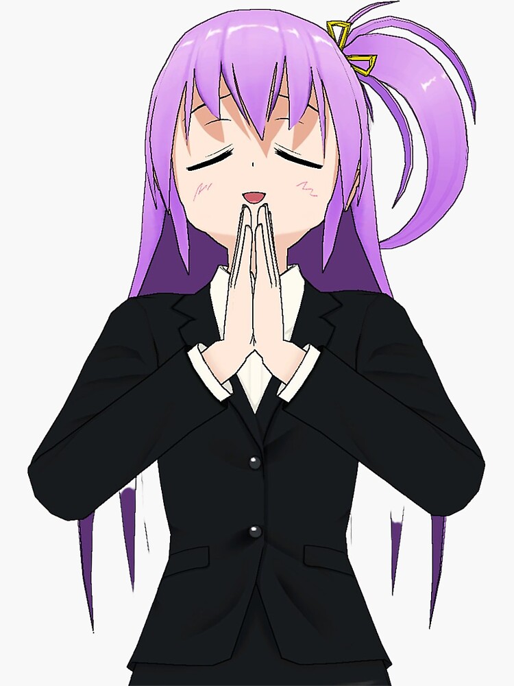 "Anime prayer" Sticker by Animeonlyshop | Redbubble