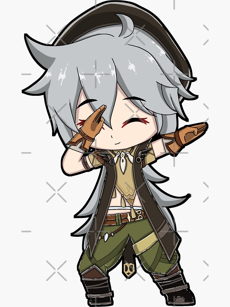 "Chibi razor Dab " Sticker for Sale by SovereignAngel | Redbubble