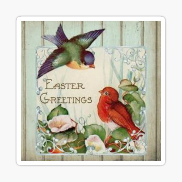 "EASTER BIRDS" Sticker by Laxiannna | Redbubble