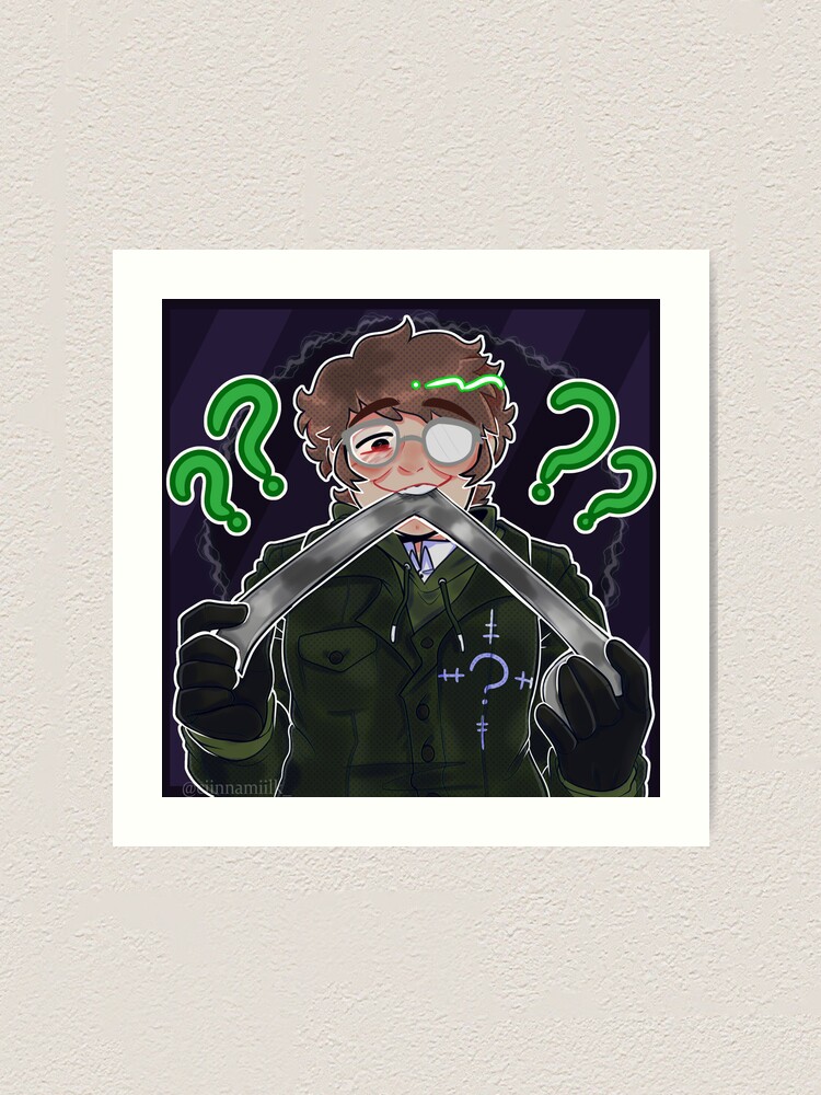 "The Riddler" Art Print for Sale by qngelcore | Redbubble