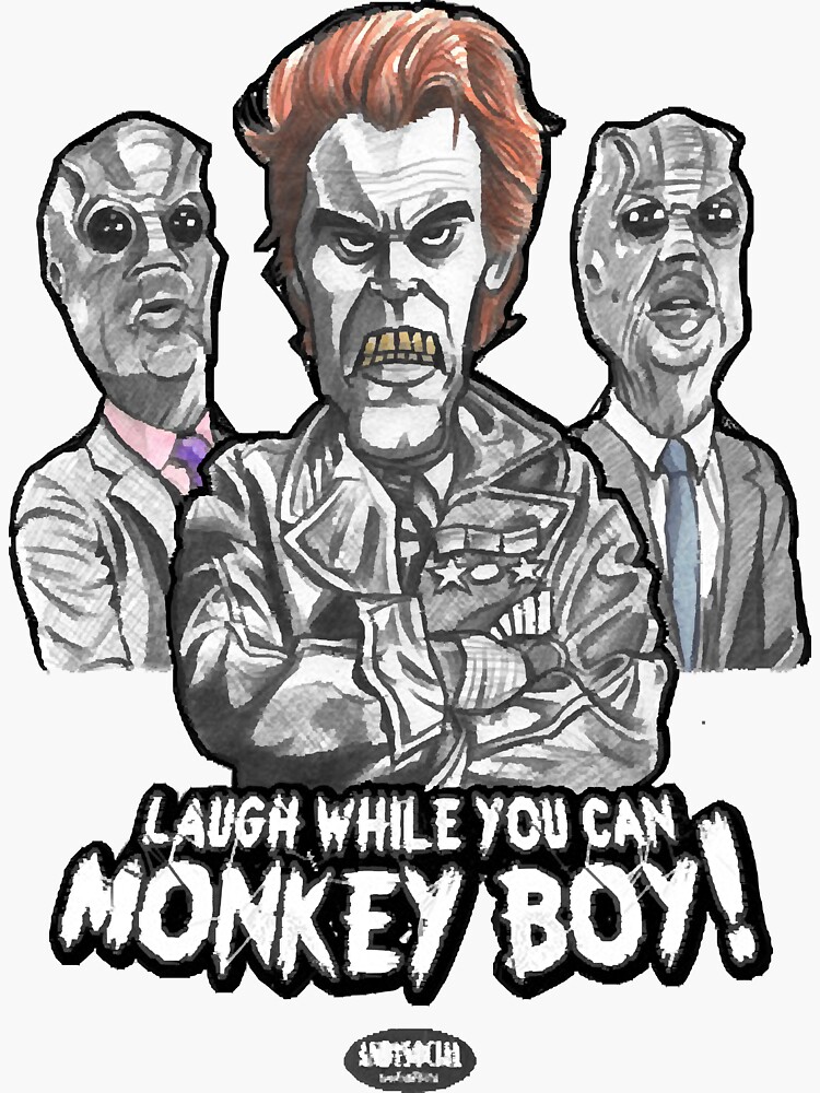 "Dr. Emilio Lizardo & Lectroids " Sticker by BillyMontg3071 | Redbubble