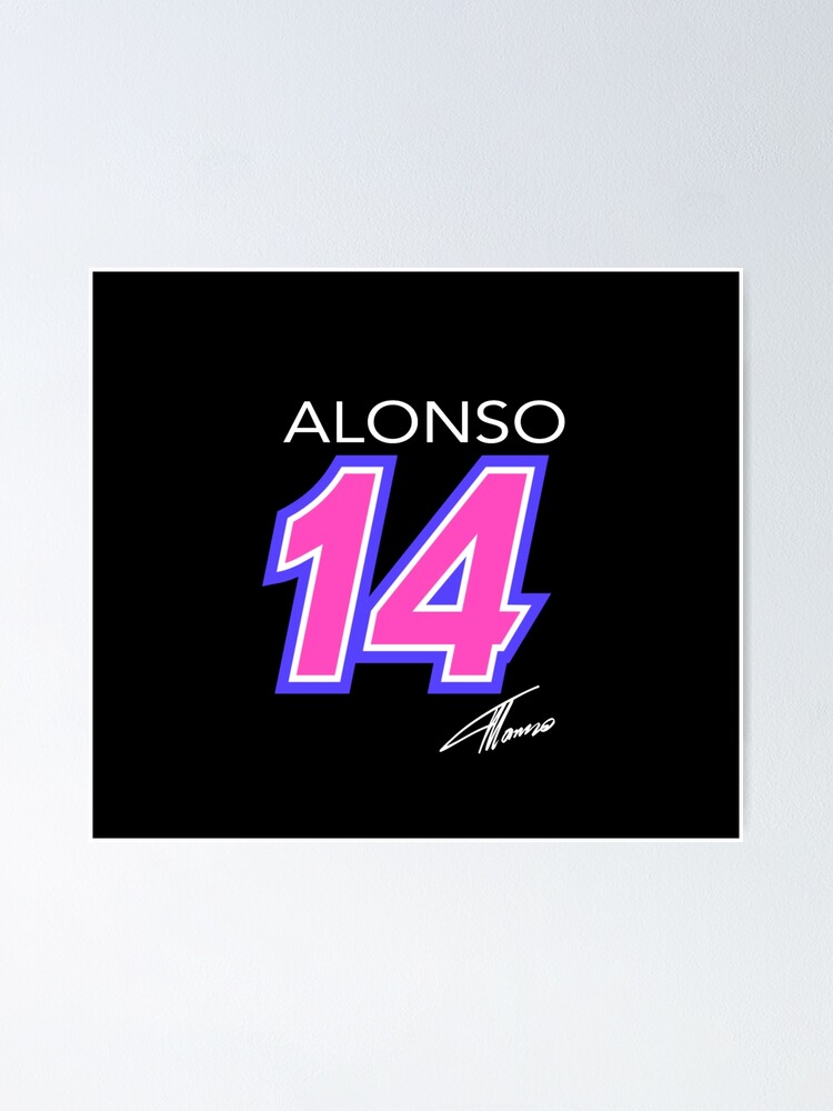 "Fernando Alonso 14" Poster for Sale by ArcticWolfMerch | Redbubble