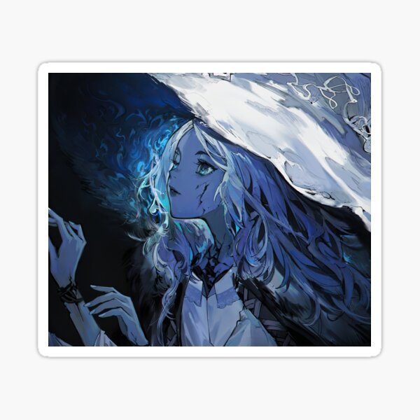 "Elden Ring Ranni girly" Sticker by JobyeBee | Redbubble