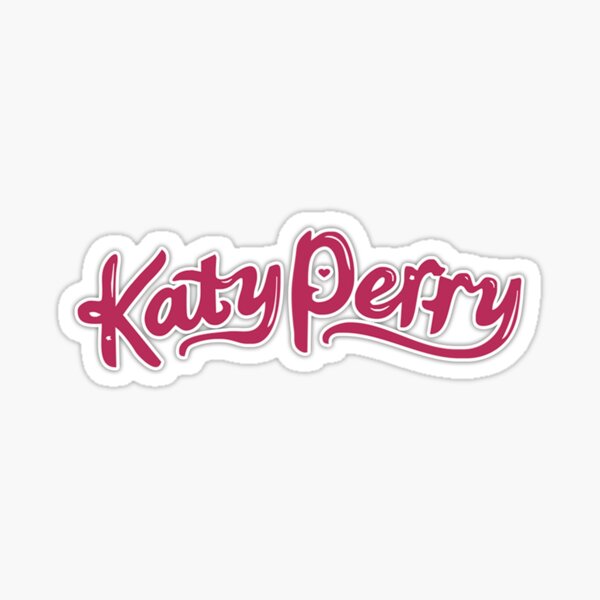 "Katy Perry logo" Sticker by MaryLBrown | Redbubble