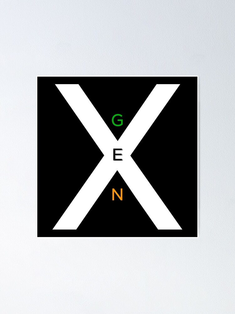 "Irish Gen - X " Poster for Sale by TomOGotchi | Redbubble