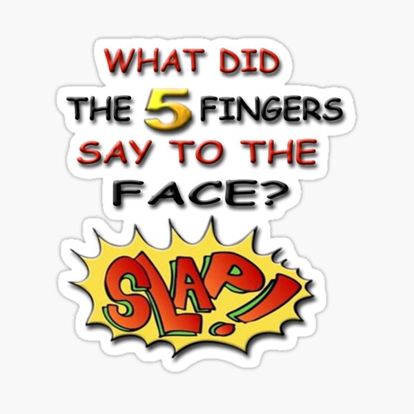 "THE 5 FINGERS!" Sticker by ANEWORLDEARTH | Redbubble