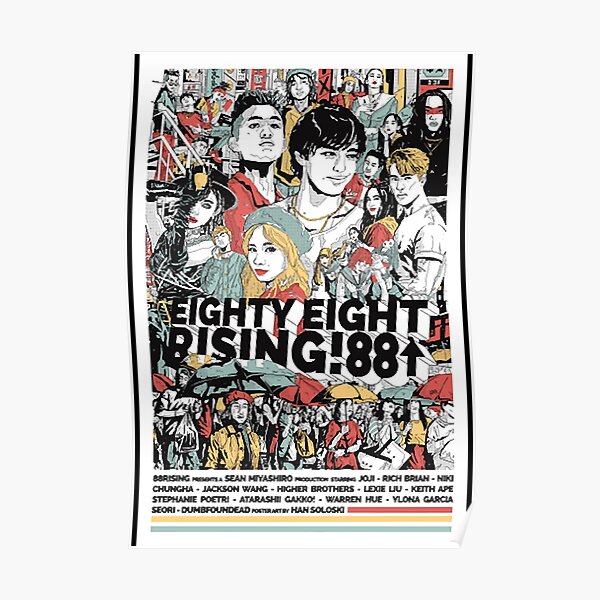 "88Rising The Movie Poster Color " Poster for Sale by RhondaWill5290 ...