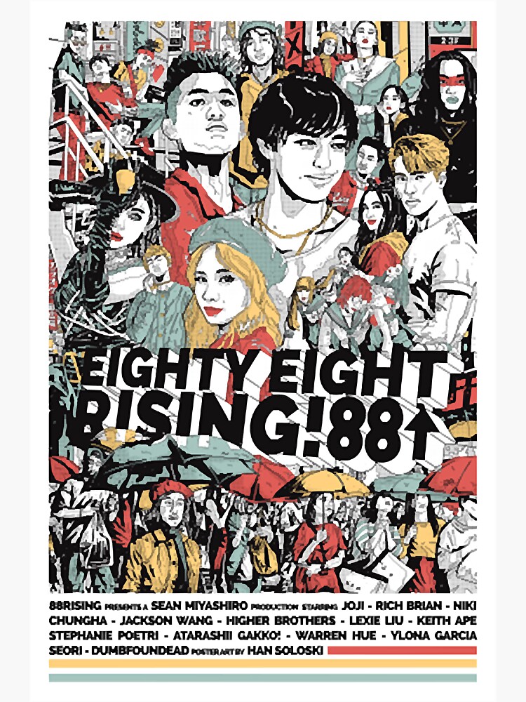 "88Rising The Movie Poster Color " Sticker for Sale by RhondaWill5290 ...