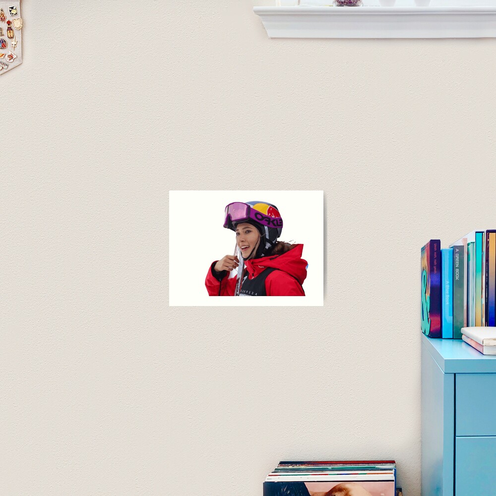 "eileen gu freestyle skier, olympic gold medals eileen gu" Art Print by ...