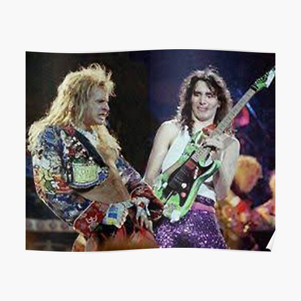 "Steve Vai & David Lee Roth" Poster by Faricamk | Redbubble