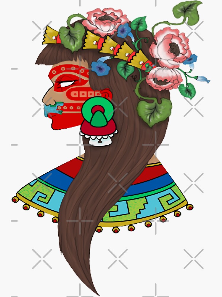 "The Colorful History Of Xochipilli Awesome Photographic" Sticker by ...