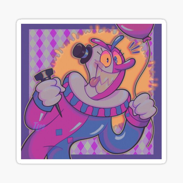 "Beppi the clown" Sticker by BlueLemonade99 | Redbubble