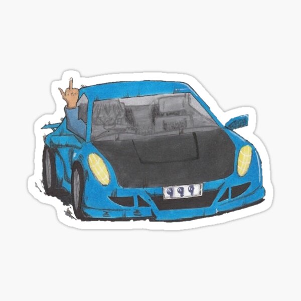 "Juice wrld cars" Sticker by CatharineSteele | Redbubble