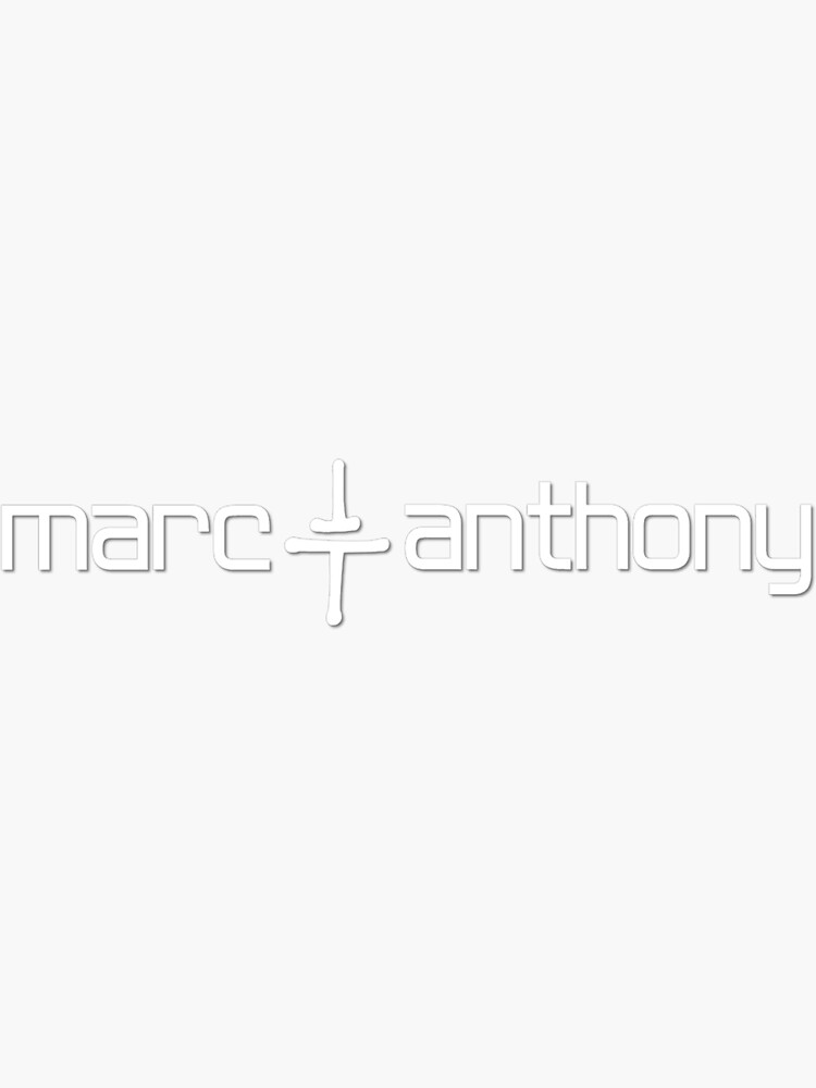 "Marc Anthony logo" Sticker for Sale by StephenLouizos | Redbubble