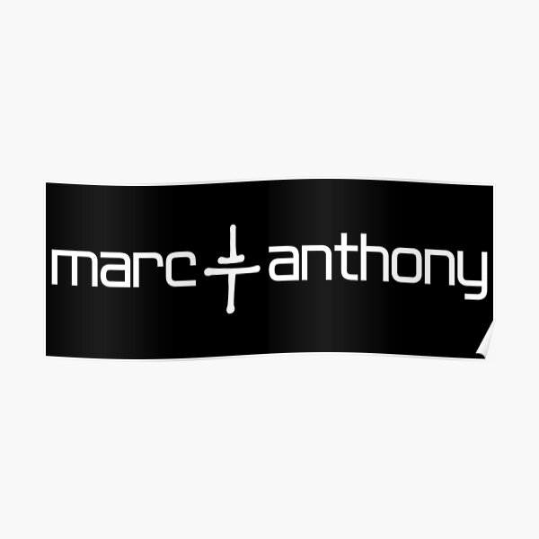 "Marc Anthony logo" Poster for Sale by StephenLouizos | Redbubble