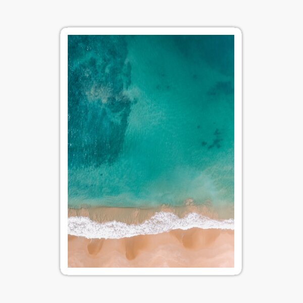 "BLUE OCEAN " Sticker by benzaim10 | Redbubble