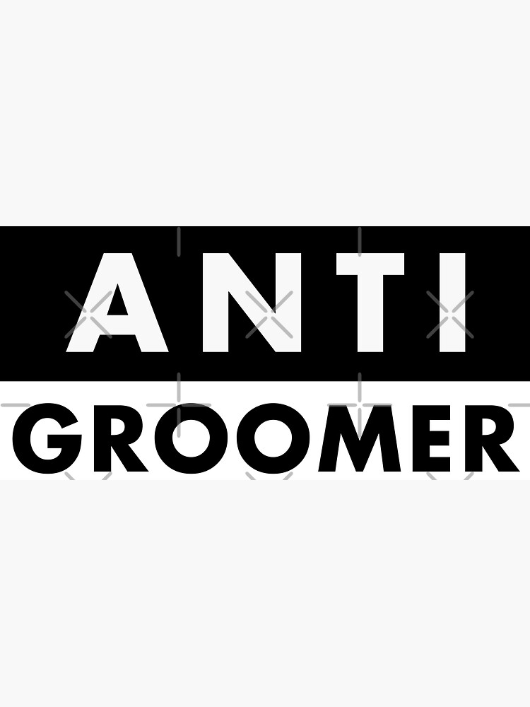 "Anti Groomer" Sticker for Sale by jaoafallas | Redbubble