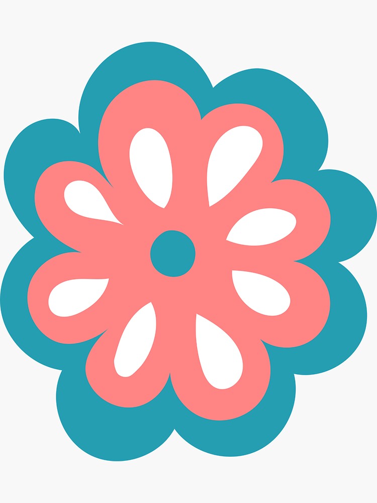 "Trans Flower" Sticker by Texterns | Redbubble