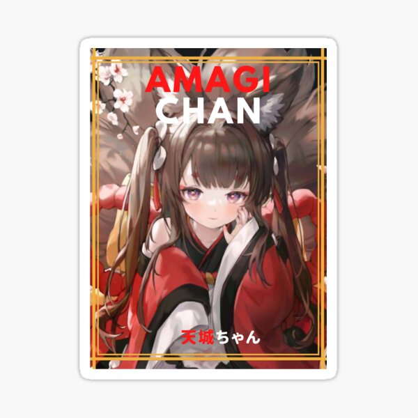 "Amagi Chan Amagi Azur Lane Equipment" Sticker by AyaanChapman | Redbubble