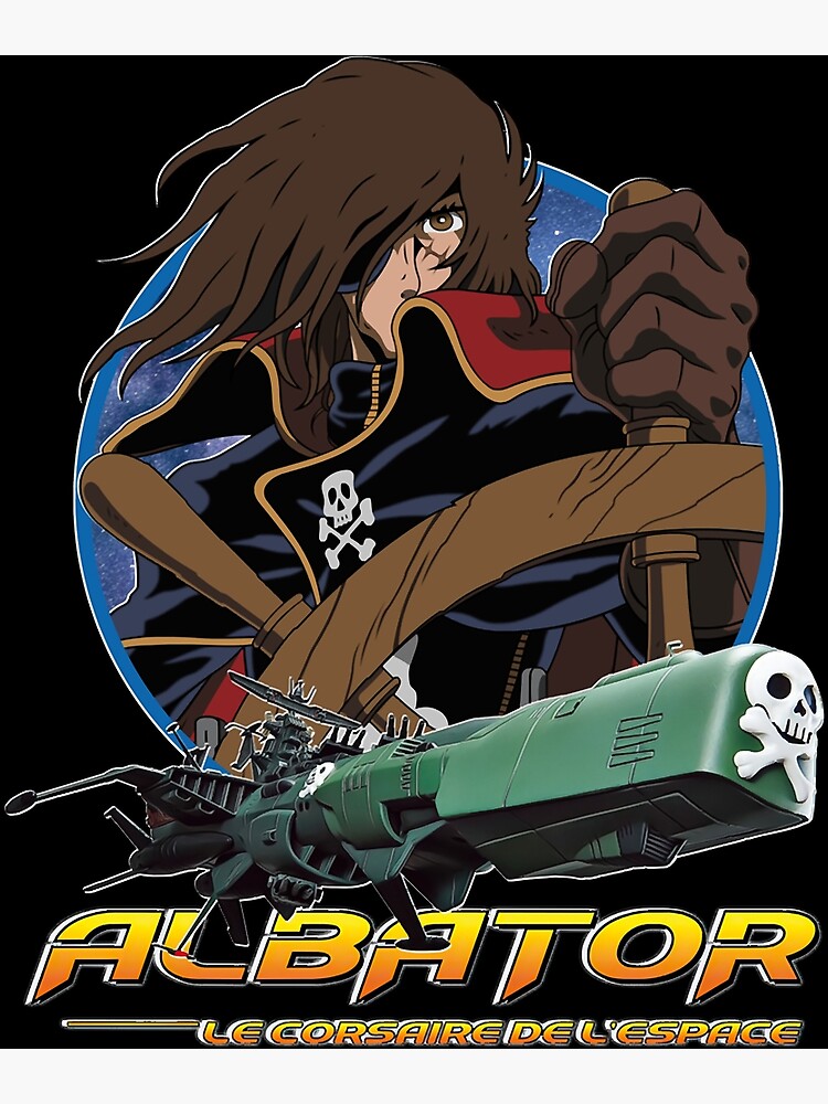 "Albator (Captain Harlock)" Poster for Sale by appearancehotel | Redbubble