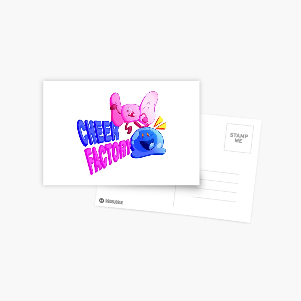 "Bow and Goop from Inanimate Insanity - Cheer Factory" Sticker for Sale ...