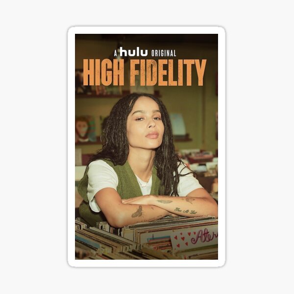 "High Fidelity Poster" Sticker by espeyaprilan | Redbubble