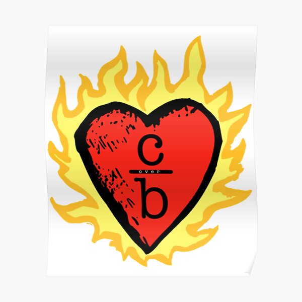 "Clothes Over Bros Heart Logo " Poster for Sale by CamieRaymond | Redbubble