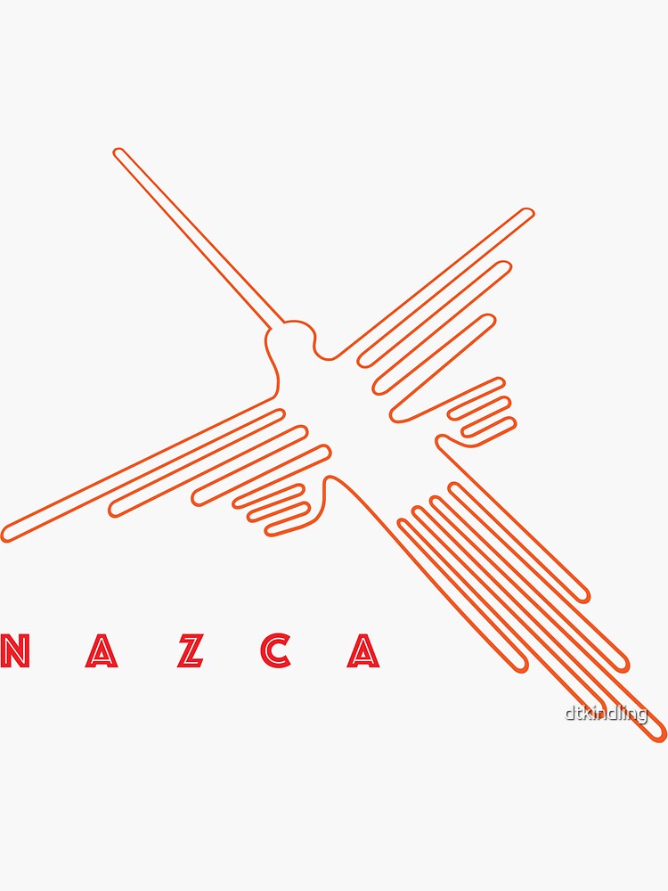 "Nazca Bird" Sticker for Sale by dtkindling | Redbubble