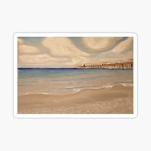 "Florida Pier" Sticker for Sale by jartcreations | Redbubble