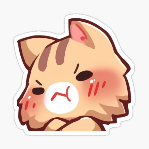 "CATS Stickers | Meow!" Sticker for Sale by Stickerscats | Redbubble